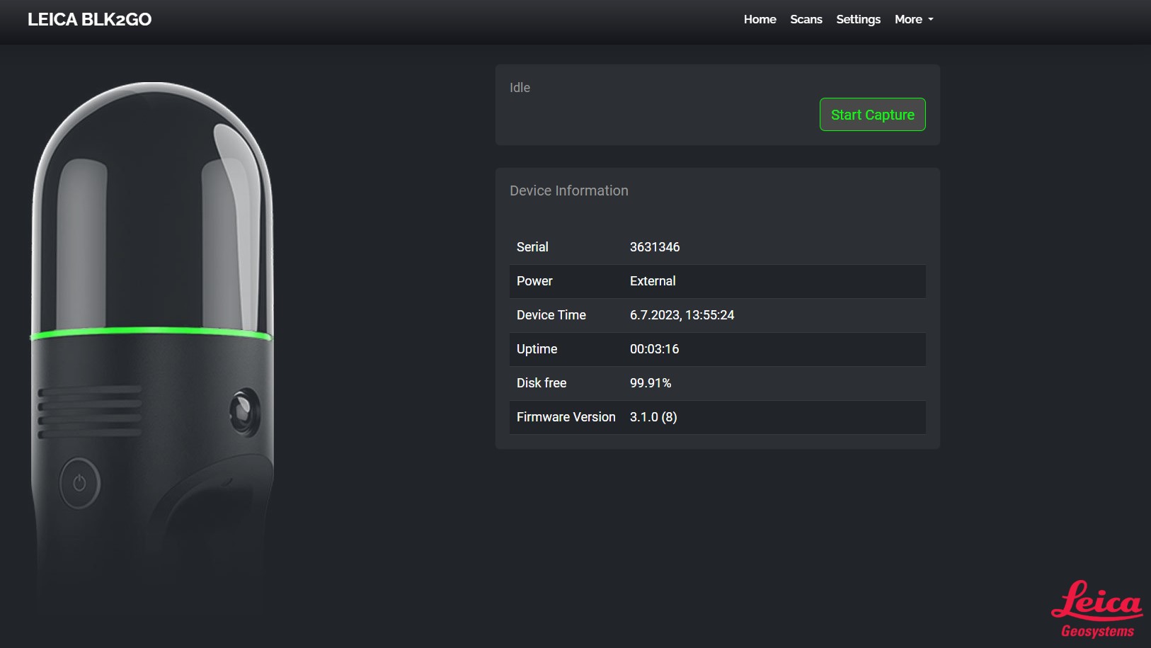 Wie erstelle ich einen BLK2GO Service Report? – Scanner2GO 3D-Scanner und Punktwolken-Supportzentrum