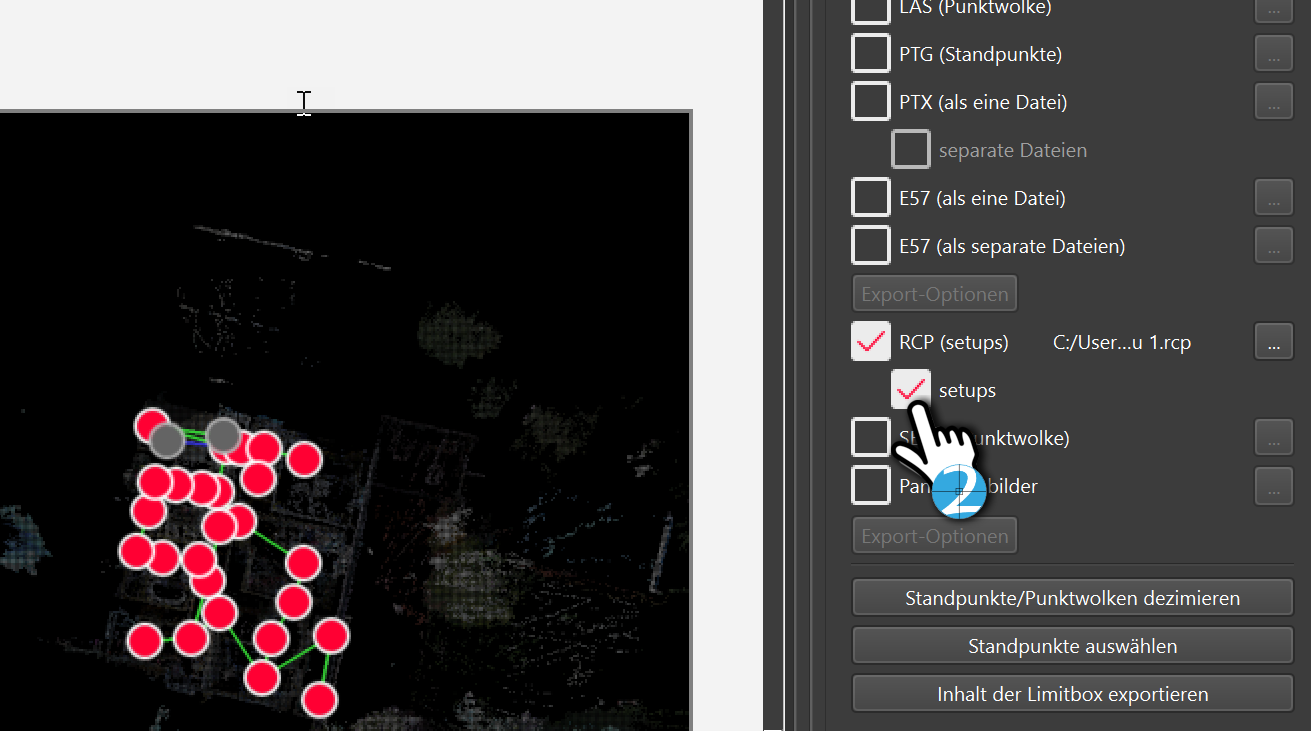 Leica Register 360 ReCap Export Optionen – Scanner2GO 3D-Scanner und ...
